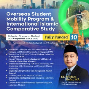 Perdana! Fakultas Syariah UIN KHAS Jember Launching Overseas Student Mobility Program ...